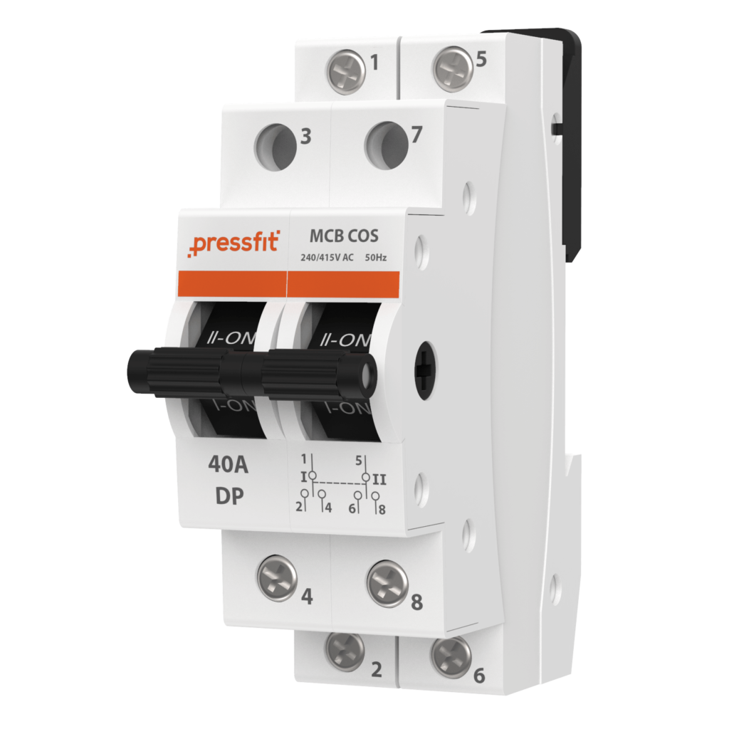 MCB Changeover Switch Manufactured In India At Best Price by Pressfit