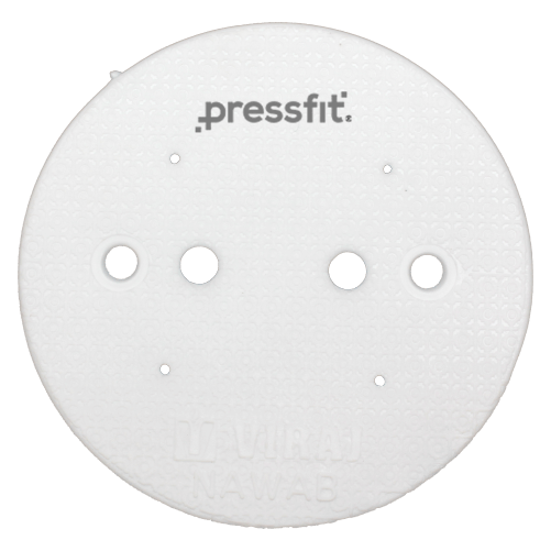 Electrical Round Cover Plates Manufactured in India by Pressfit
