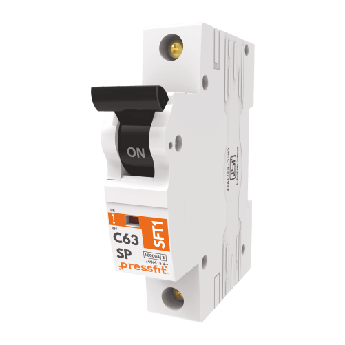 SFT1 MCB - Miniature Circuit Breakers Manufactured In India by Press Fit