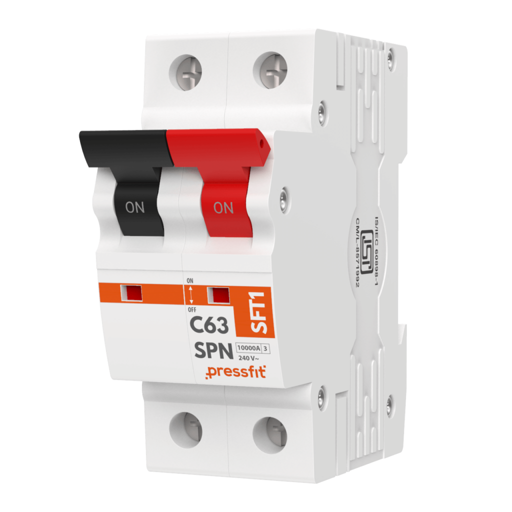 SFT1 MCB - Miniature Circuit Breakers Manufactured In India by Pressfit