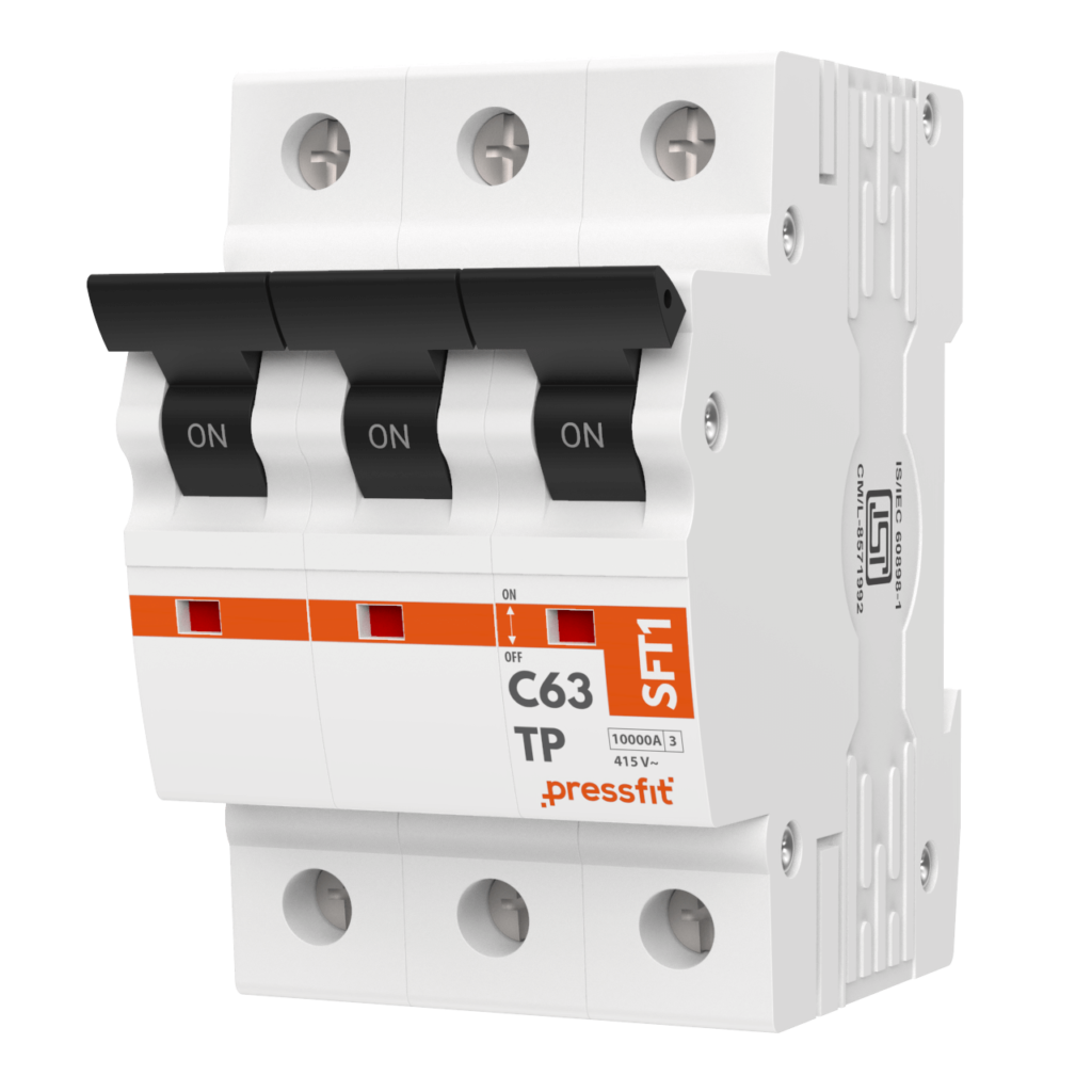 SFT1 MCB - Miniature Circuit Breakers Manufactured In India by Pressfit