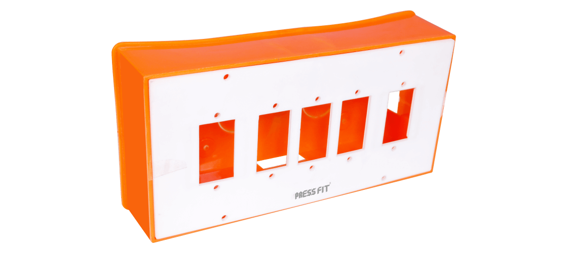 Reliable PVC Gang Boxes At Best Price - Press Fit | Manufacturer