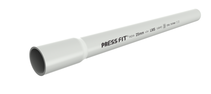 Premium FRLS PVC Conduit Pipes At Best Price by Press Fit
