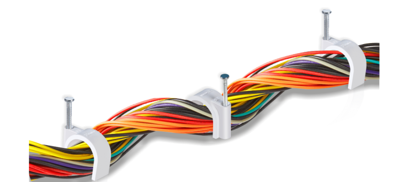 Wire Clips - Press Fit - Strong Nails, Trouble-Free Wiring